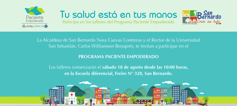 Inicio Programa Paciente Empoderado San Bernardo | IPSUSS - Instituto ...